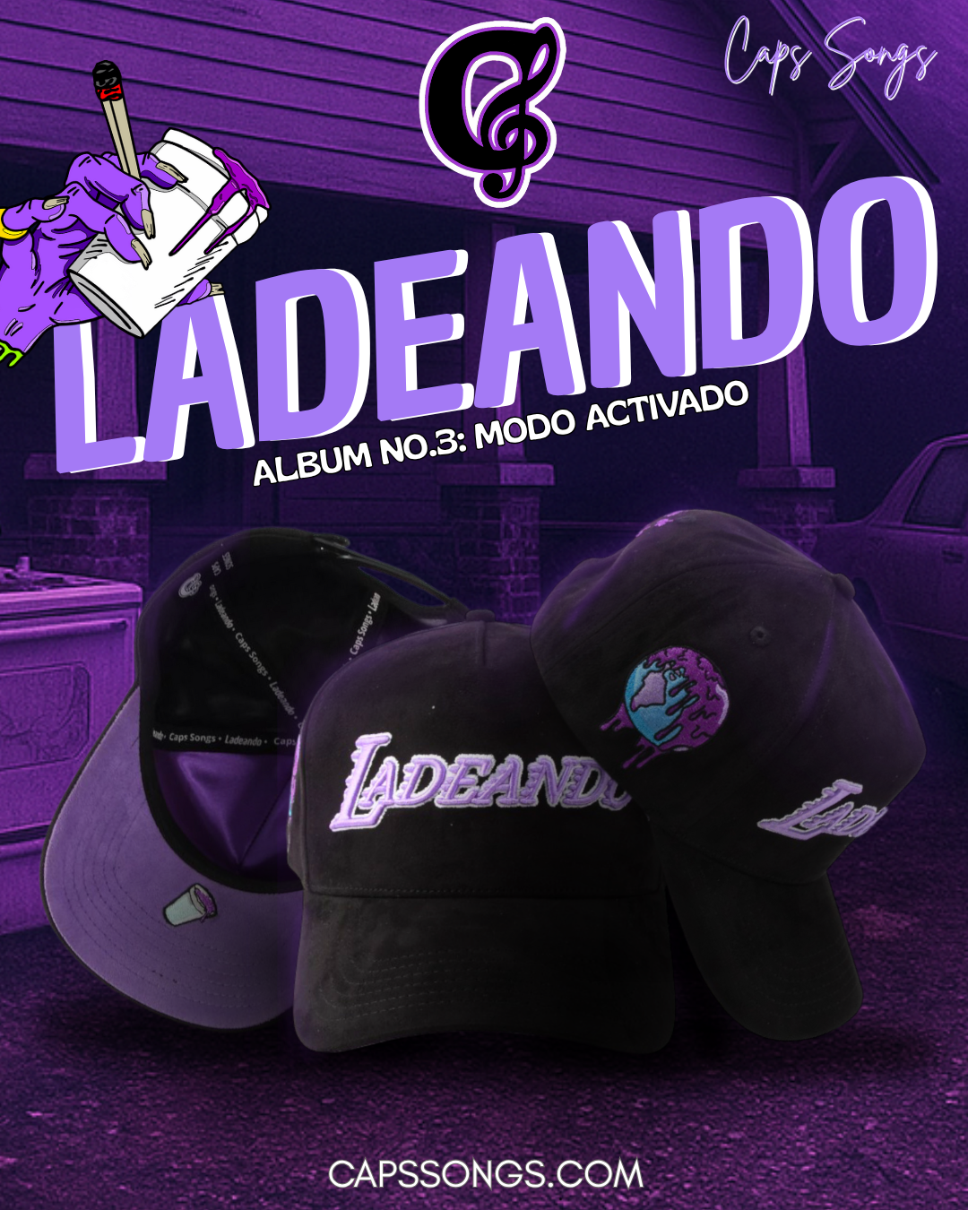2. Ladeando - Álbum No.3 – Caps Songs